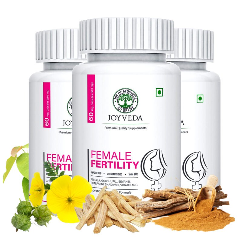 JoyVeda Female Fertility Supplement (60 Capsules) – Joyveda.in